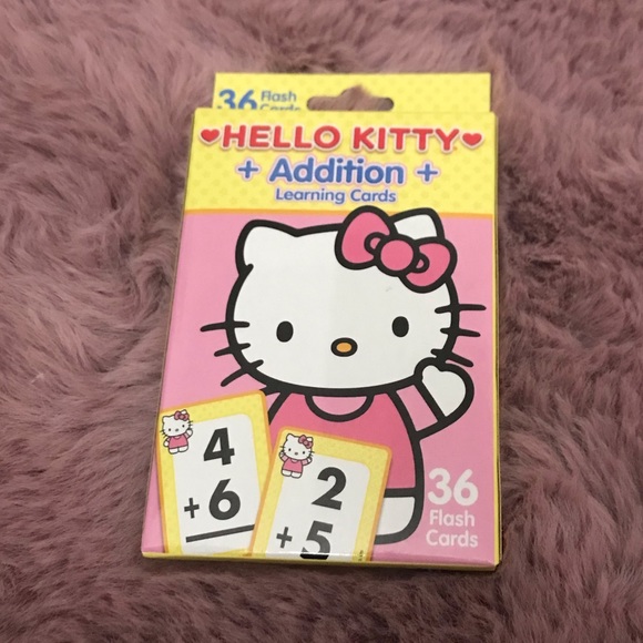 Hello Kitty | Other | Hello Kitty Addition Learning Cards | Poshmark